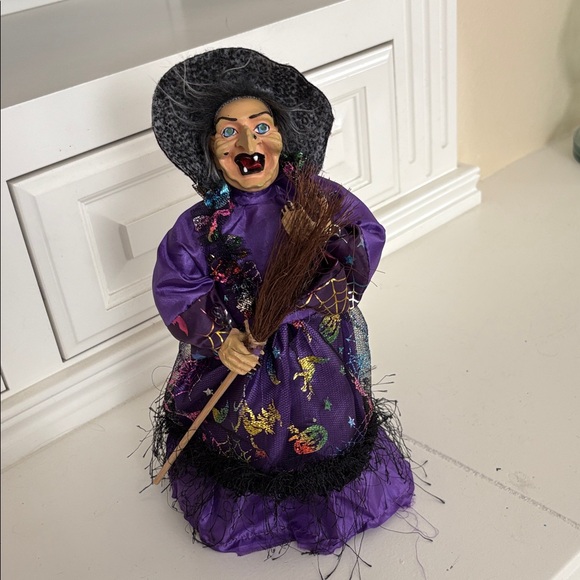 Holiday | Halloween Motion Sensor Walking Screaming Witch Doll With ...